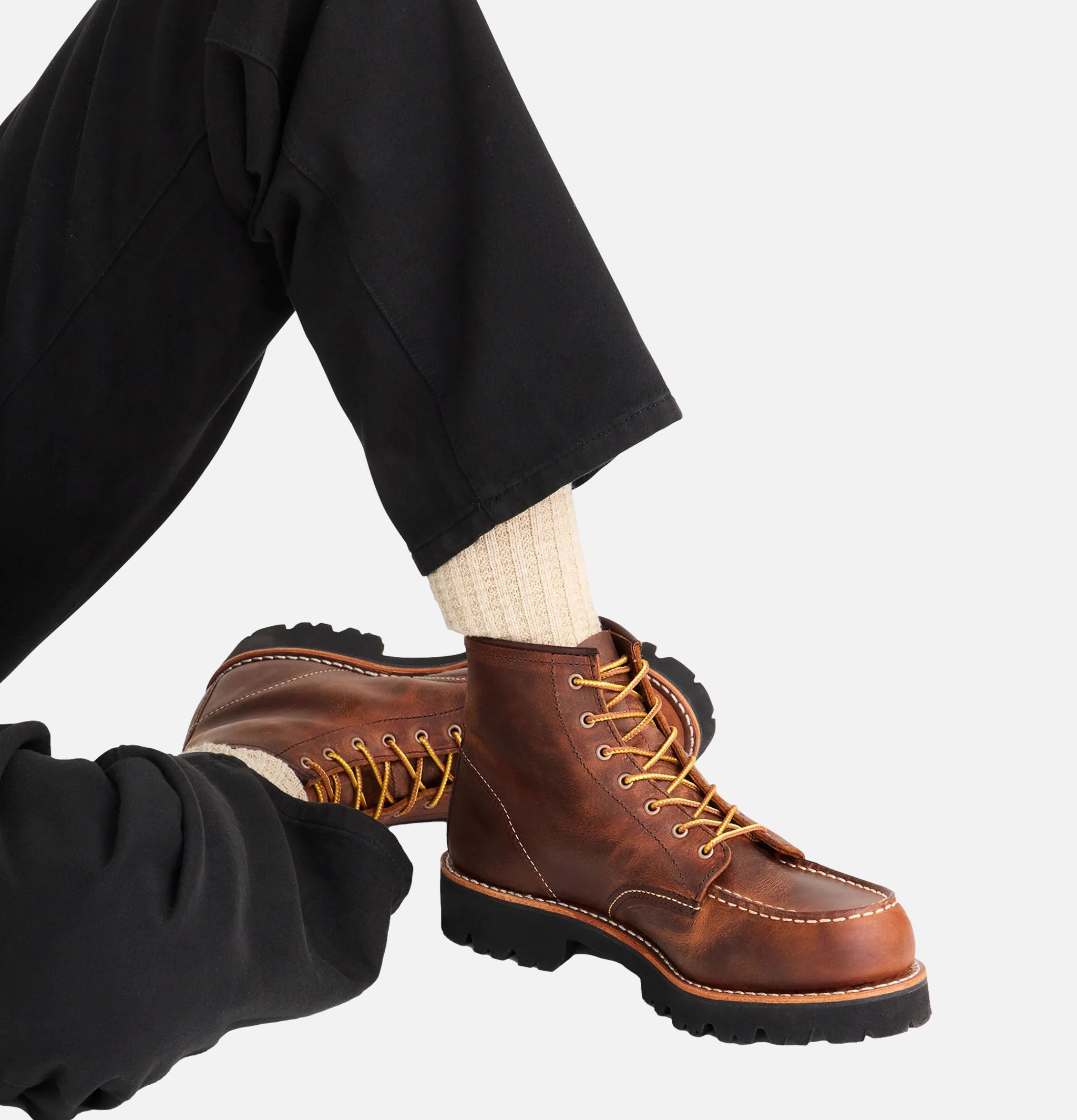 Red Wing Porter Moc - Rough and Tough – SkomakerMester Våge
